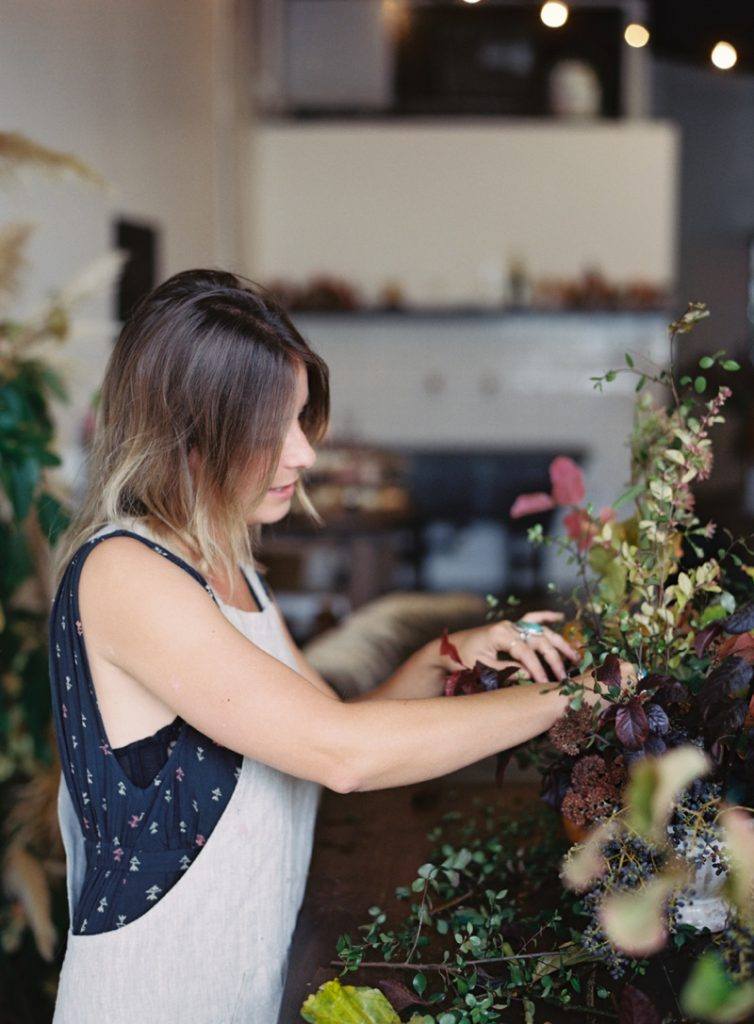 Floral workshop in San Diego with Plenty of Petals and Siren Floral Co.